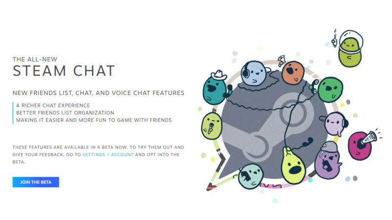 Steam: All-new chat UI design now in beta! - SteamUnpowered